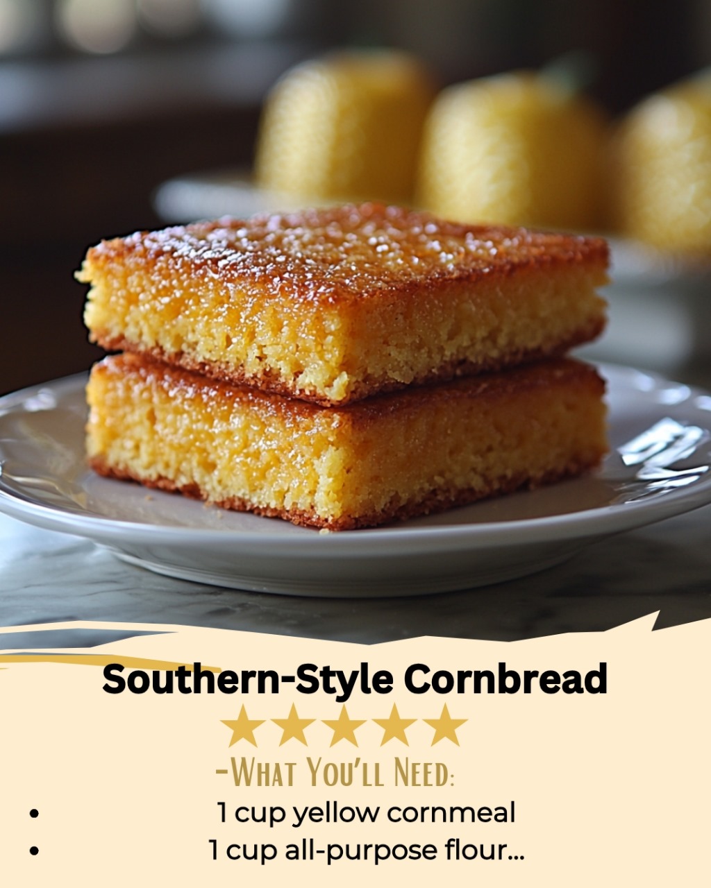 Southern-Style Cornbread Recipe - DEESVIRAL