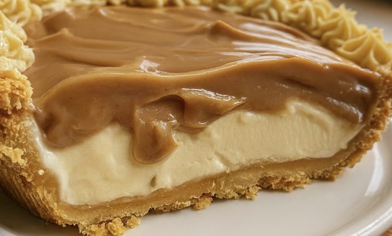 Creamy Caramel Cream Pie - DEESVIRAL