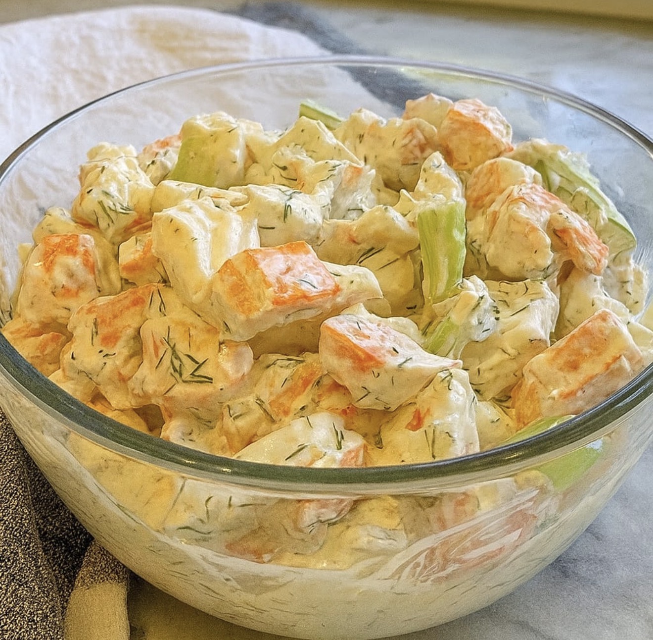 Crab Salad Seafood Salad - DEESVIRAL