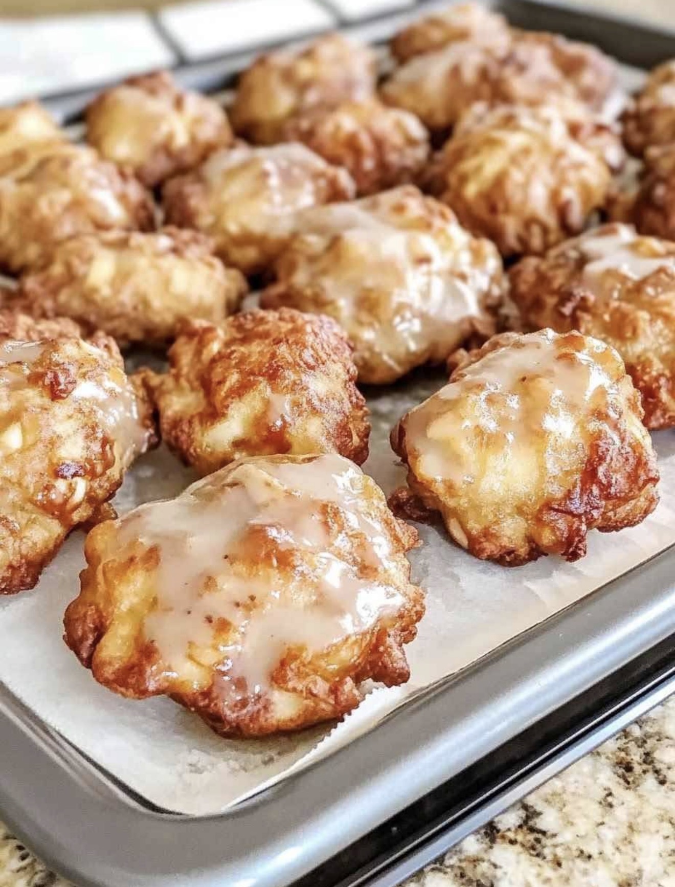 Baked Apple Fritters - DEESVIRAL
