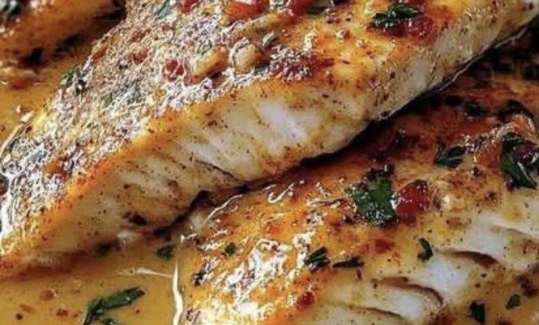 Red Snapper with Creamy Creole Sauce - DEESVIRAL