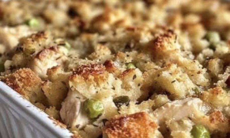 Dolly’s Chicken and Stuffing Casserole - DEESVIRAL