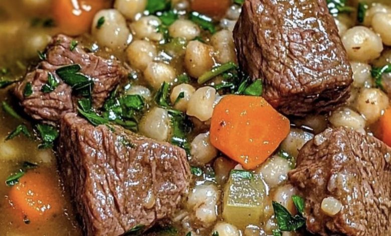 Hearty Beef and Barley Soup - DEESVIRAL