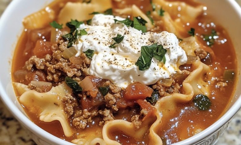 Crock Pot Lasagna Soup - DEESVIRAL