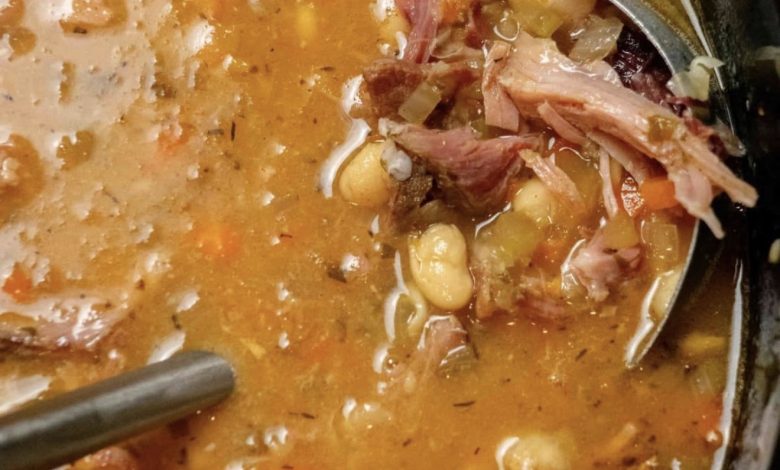 Ham Bone Bean Soup - DEESVIRAL