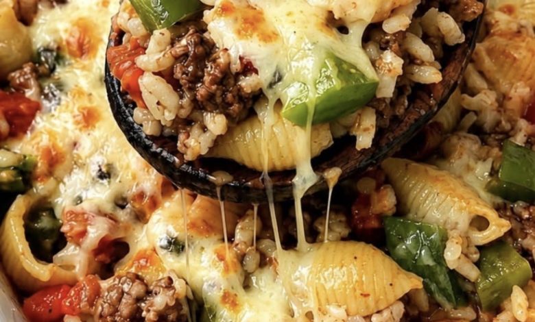 Cheesy Stuffed Shells Casserole - DEESVIRAL