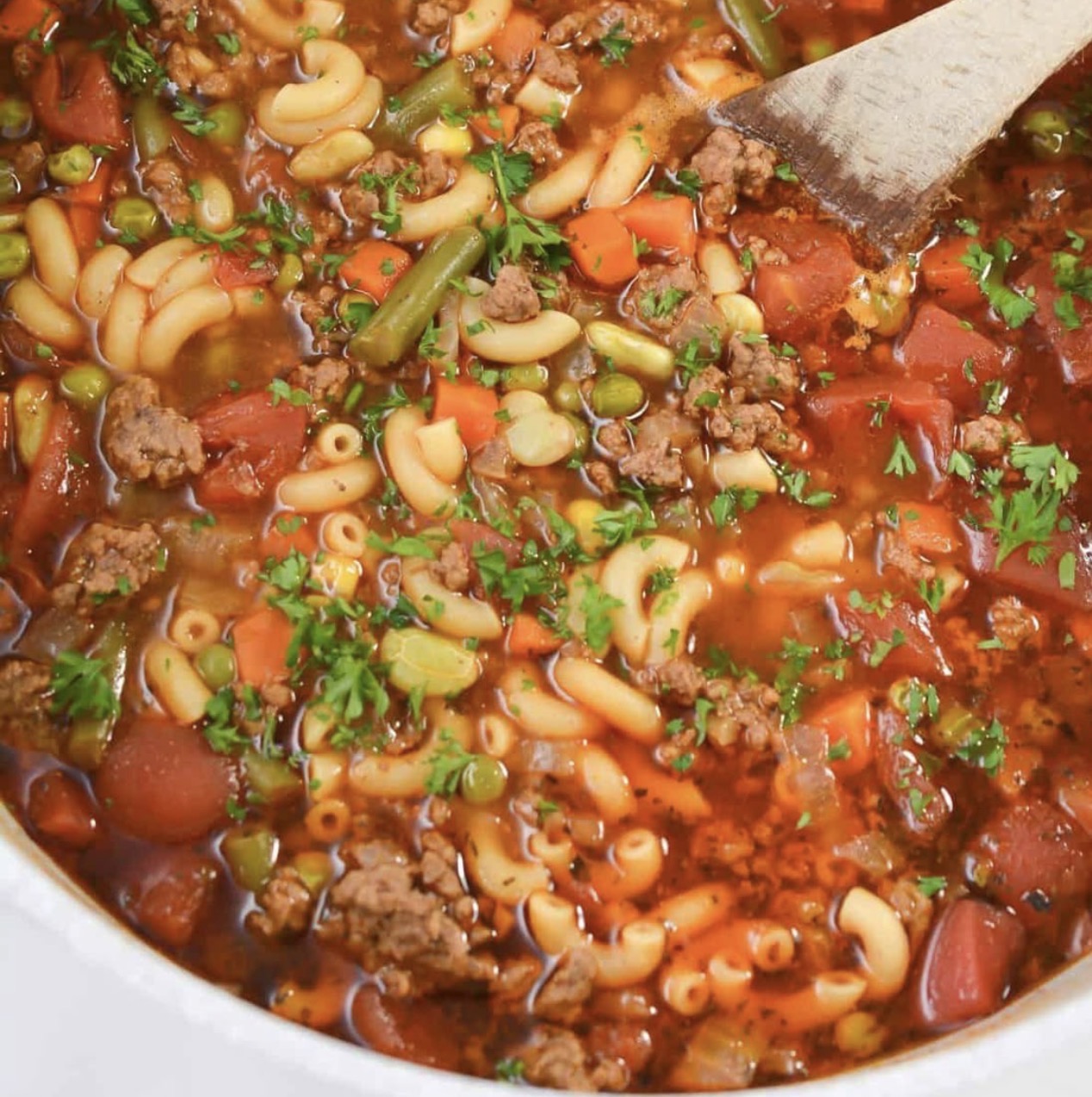 Beef and Macaroni Soup - DEESVIRAL